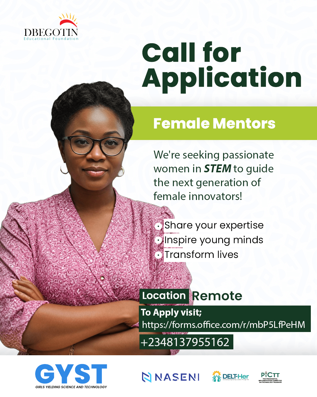 GYST MENTORS – Dbegotin Educational Foundation